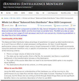 MSBI #76 – SSIS #34 – Balance Data Distributor (BDD) – Download ...