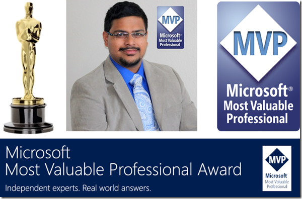 Excited to announce my Technical Oscar from Microsoft as Microsoft MVP ...
